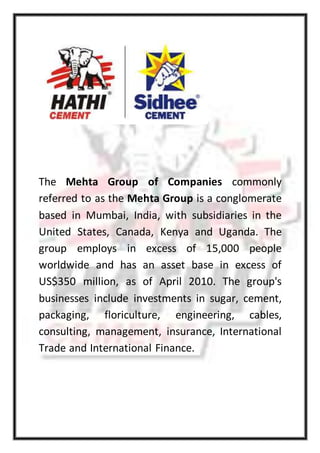 Hathi cement final | PDF