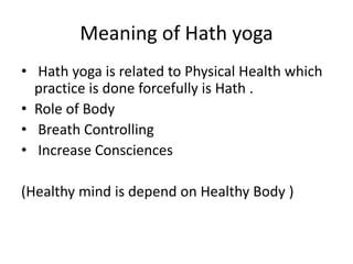 Hath Yoga & Health Tourism.pptx