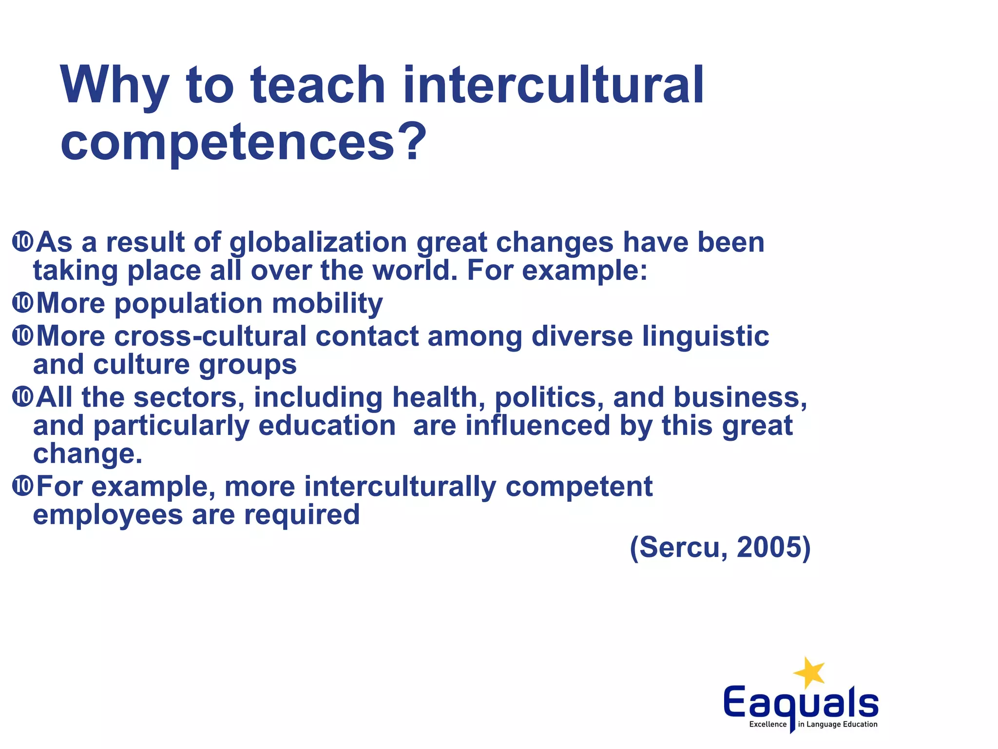 Hatice Asvaroglu: Intercultural communicative competence: are language ...