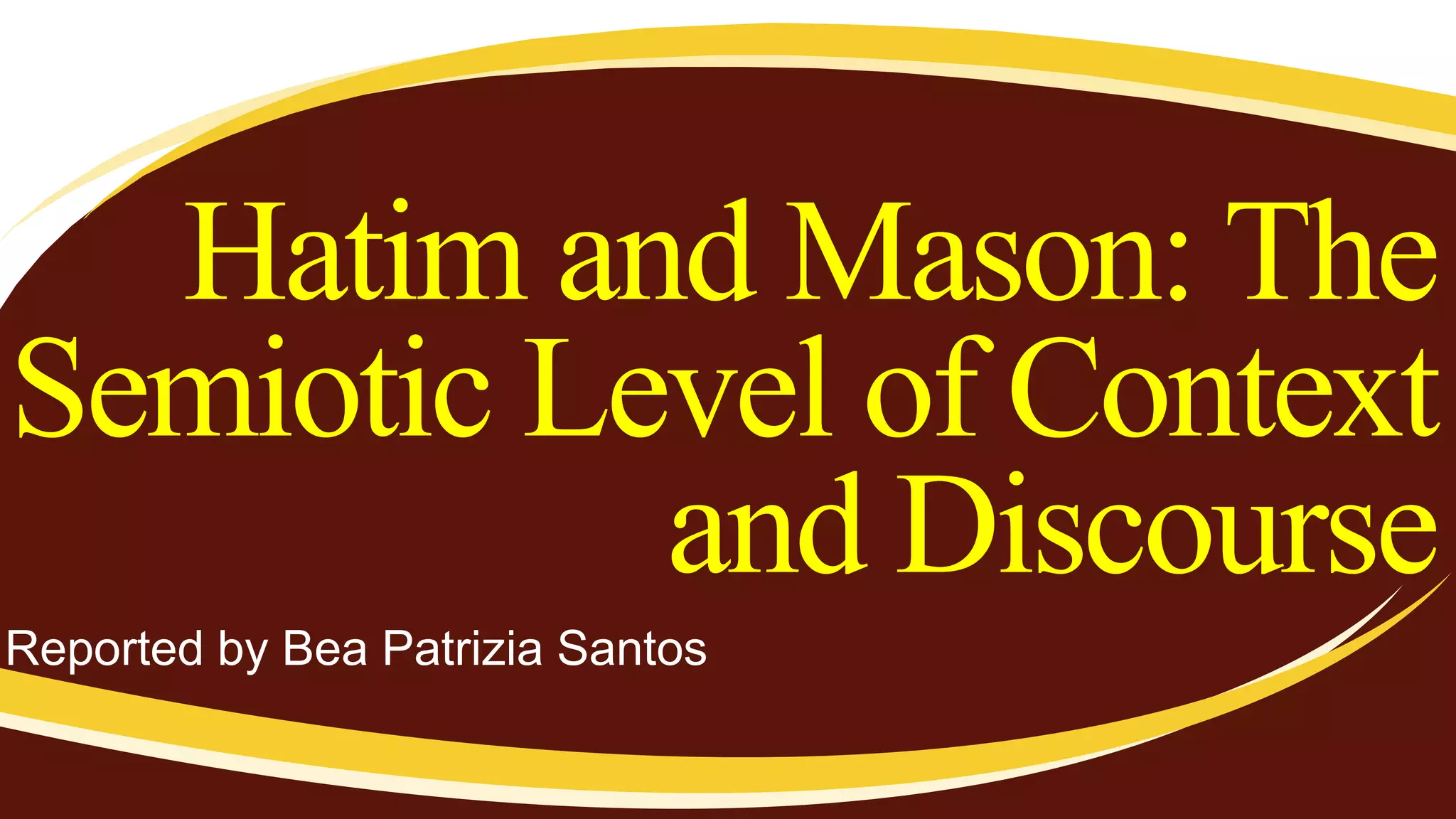 Hatim and Mason [Translation Theory and Practice] (Compressed ...
