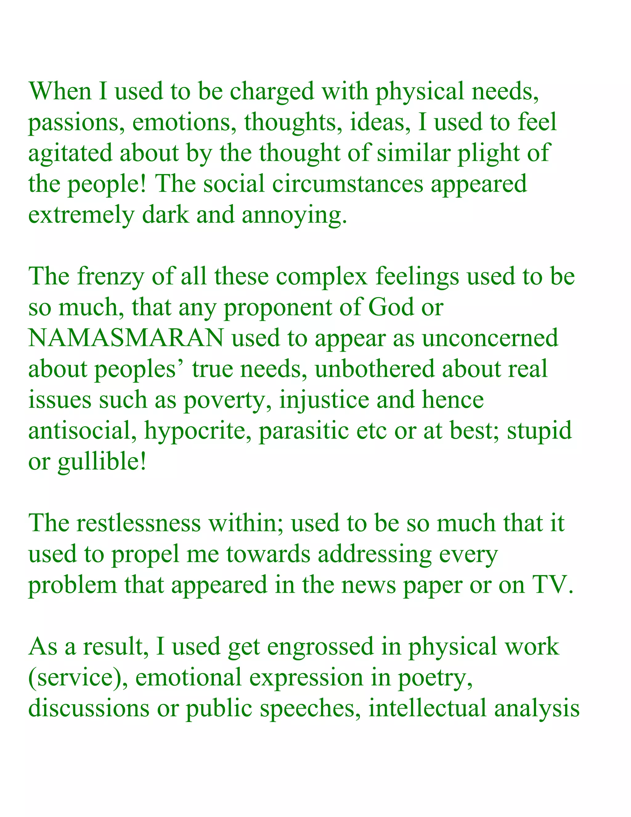 Hating Namasmaran Dr. Shriniwas Kashalikar | DOC