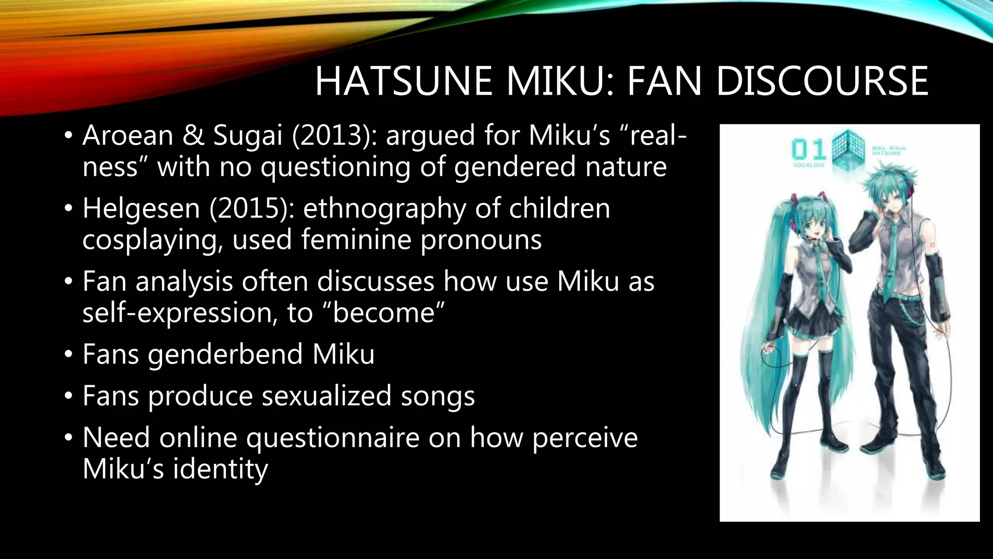 Gendering Hatsune Miku: Networked Gender and the Co-Construction of ...