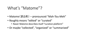 Masayuki HATTA - Debunking toxic "Matome sites" in Japan | PPT