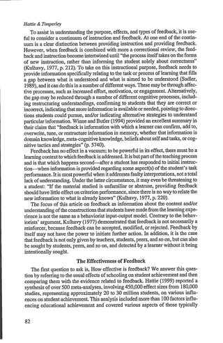 Hattie e Timperley_2007_ The power of feedback Review of Educational ...