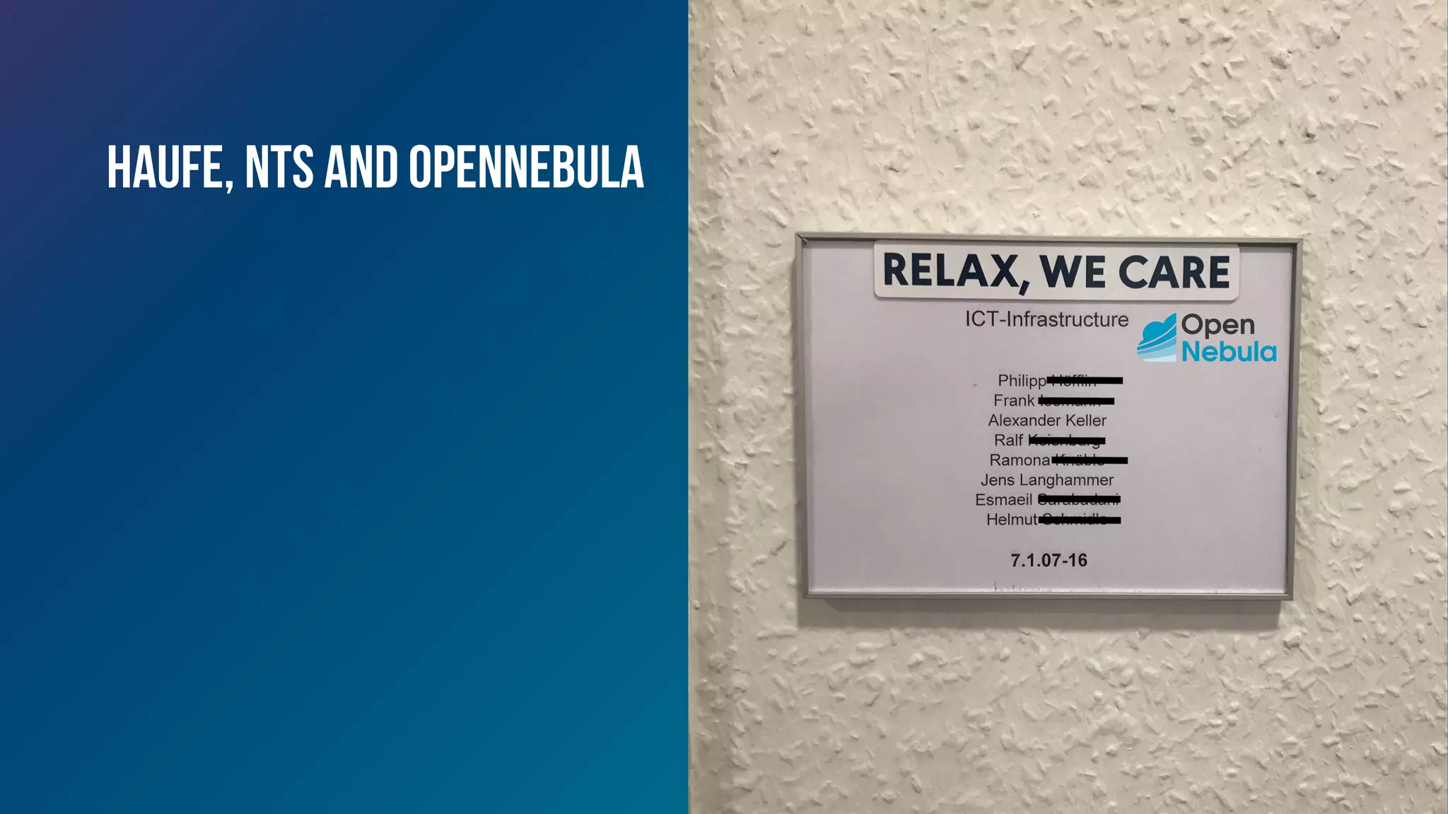 Replacing vCloud with OpenNebula | PPT