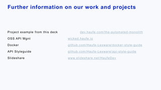 Haufe's Tech Strategy In Practice | PPT