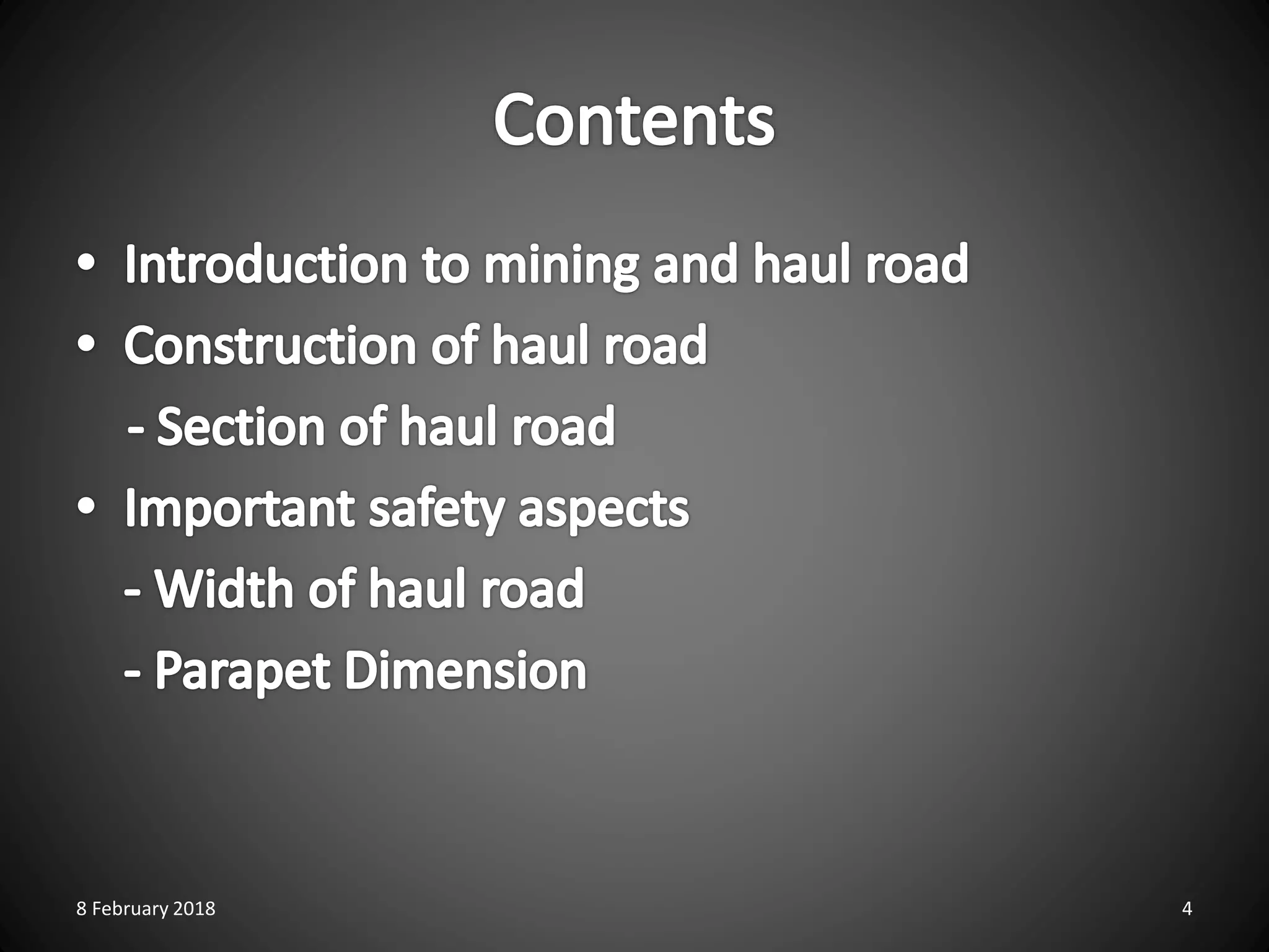 Haulroad design | PPTX