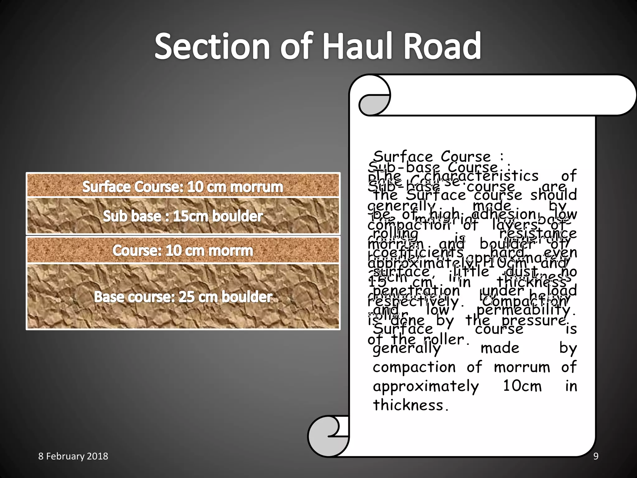 Haulroad design | PPTX