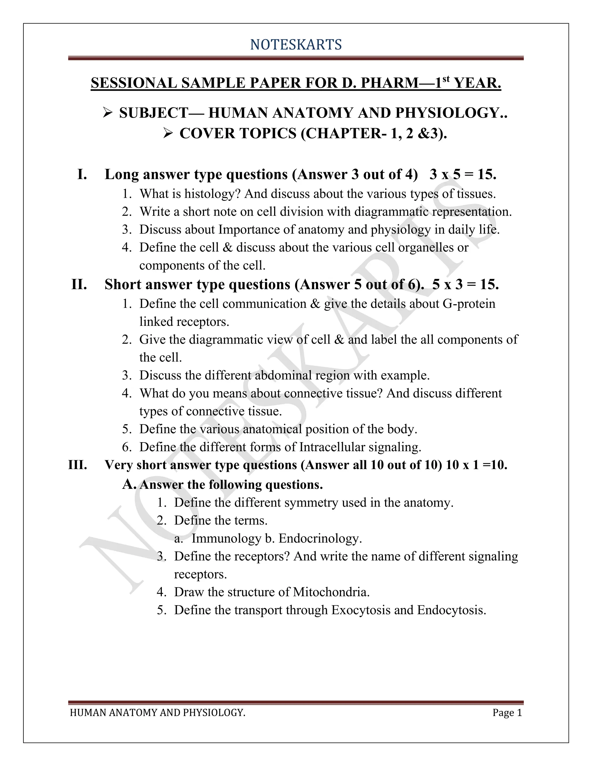 Hauman-anatomy-and-Physiology-Sample-paper-pdf-HAP-Sample-paper.pdf ...