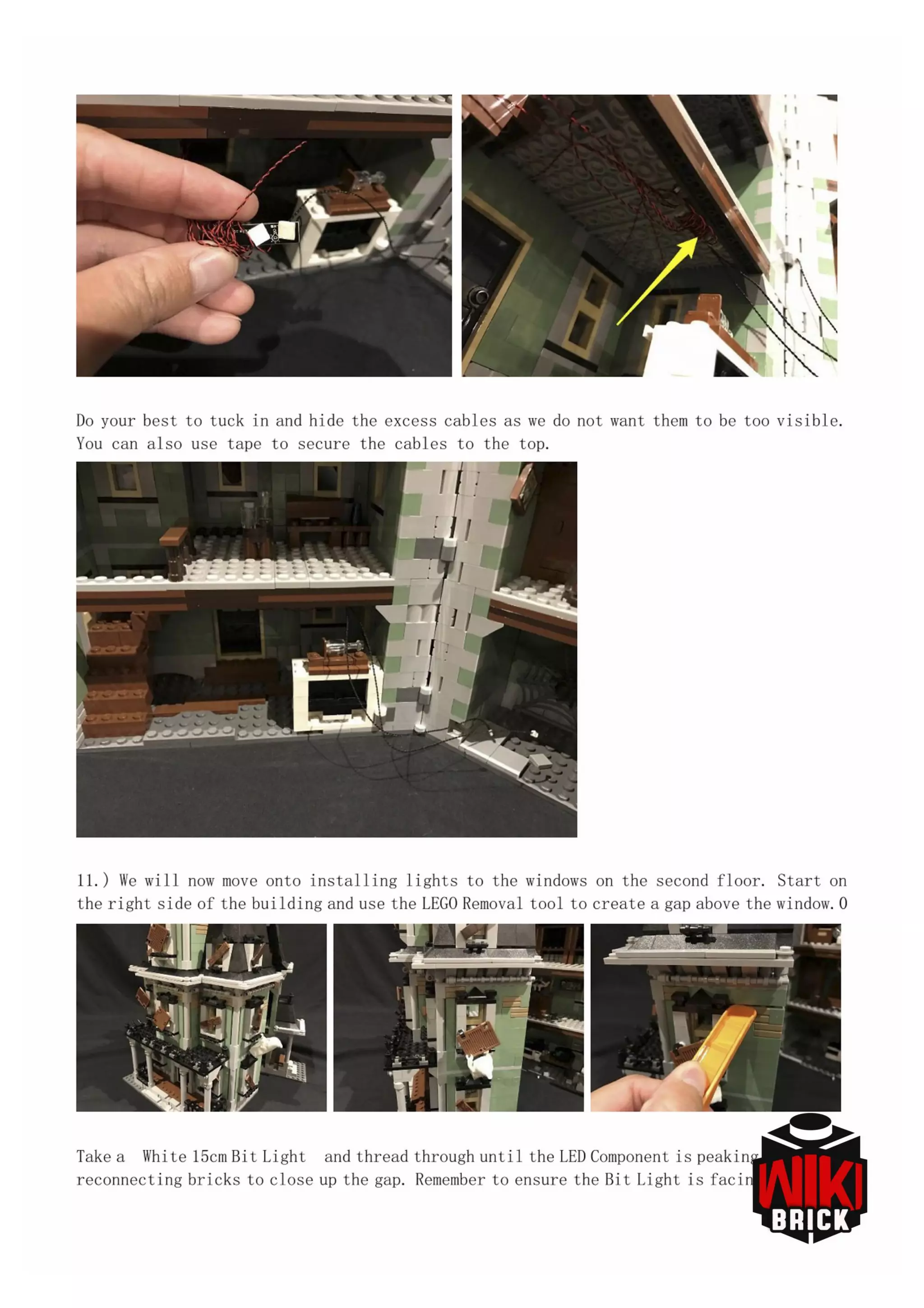 Manual Instruction Led Light for LEGO 10228 Haunted House Brick Kits | PDF