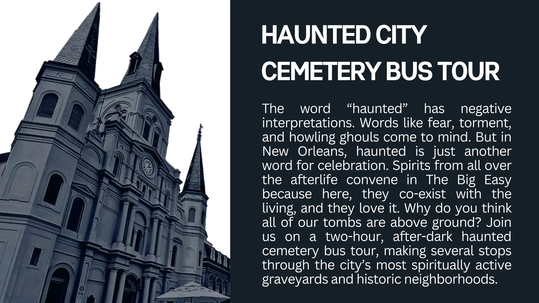 Haunted Cemetery tour is an above-ground cemetery | PPTX