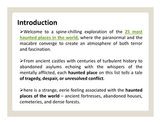 25 Haunted Places In The World | Top Travel Post.pdf