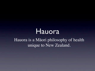 Hauroa | PPT