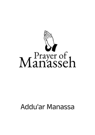 Hausa - Prayer of Manasseh.pdf