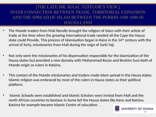 the historyHausa States of 16th - 19th century AFRICA.pptx | Africa ...