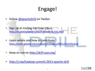 Understanding the Value and Architecture of Apache Drill | PPT