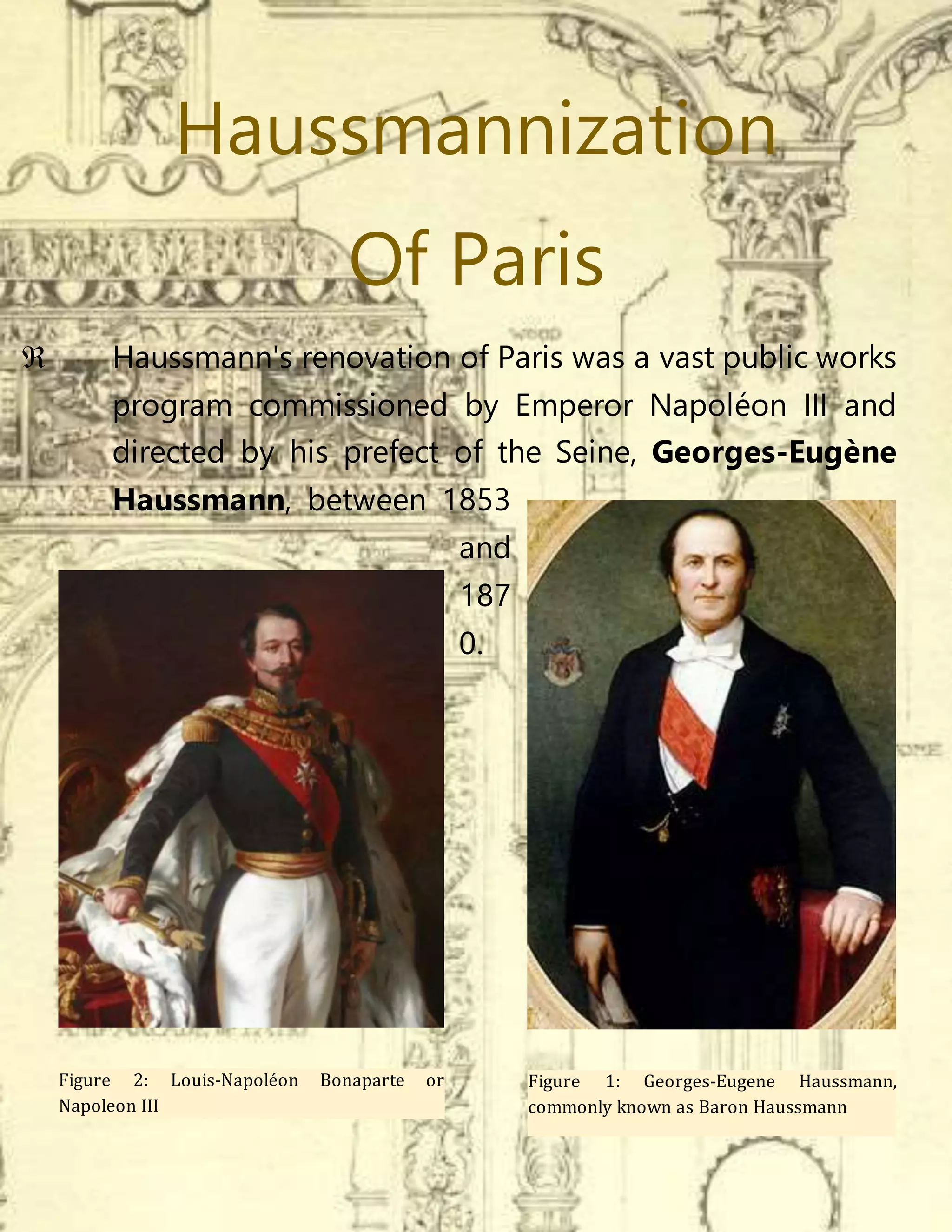 Haussmannization | DOCX