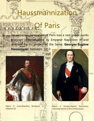 Haussmannization | PDF