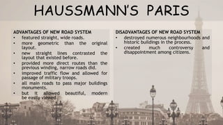 Haussmann paris | PPTX