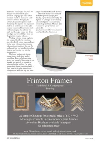 Art Business Today: Modern British Art - Haute couture framing | PDF