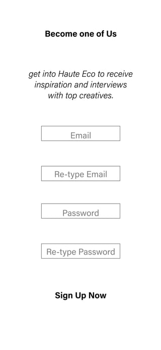 Haute eco magazine ui mobile | PDF