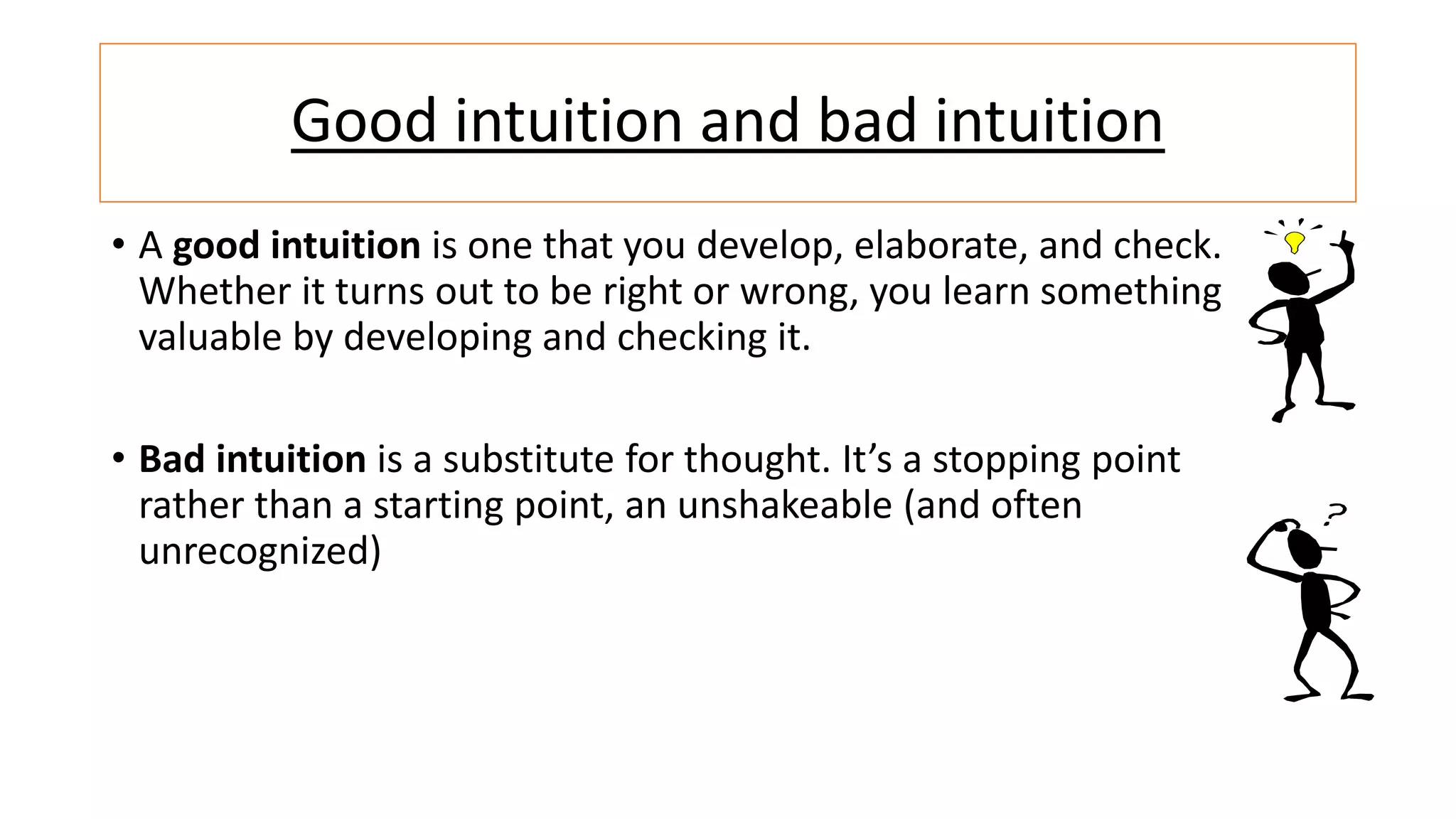 Power of intuition | PPTX