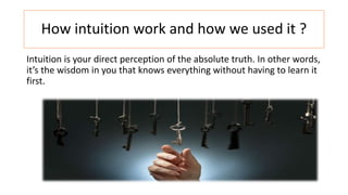 Power of intuition | PPTX