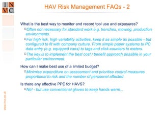 HAV Risk Management Best Practice - Myths and Reality | PDF