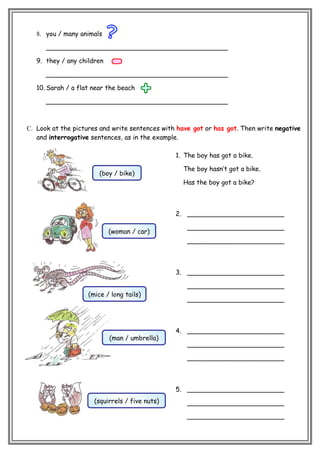 Have got-grammar-exercises | PDF