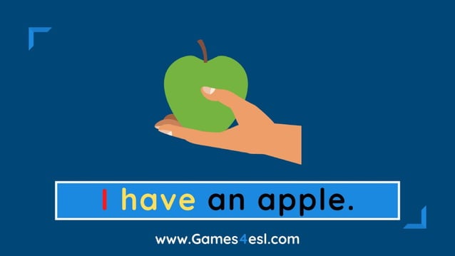 Have Has Power Point use, grammar, conjugation | PPTX