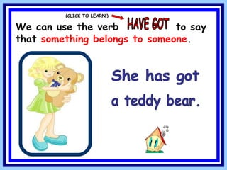 Verb "to have got" | PPT