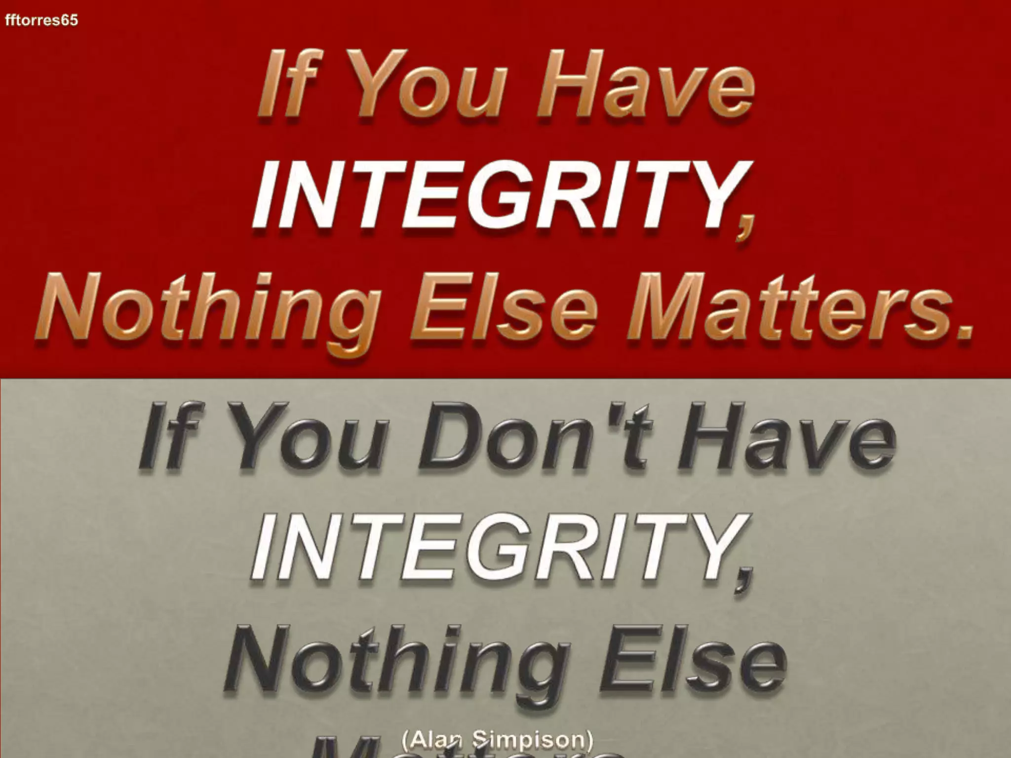 Have integrity | PPT