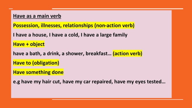 Have_ lexical and grammatical uses (1).pptx | Programming Languages | Computing