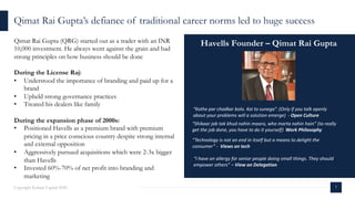 Havells | Success Diaries | PDF