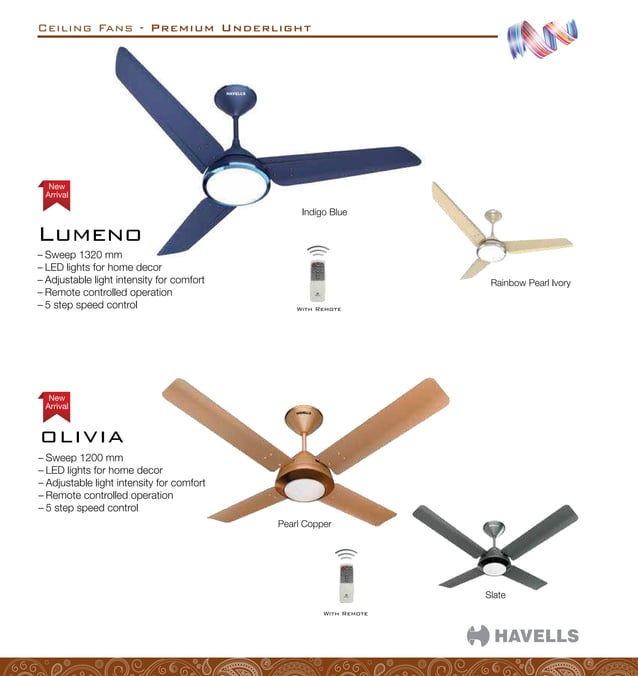 HAVELLS FAN CATALOGUE.pdf | Home Appliances | Home & Garden