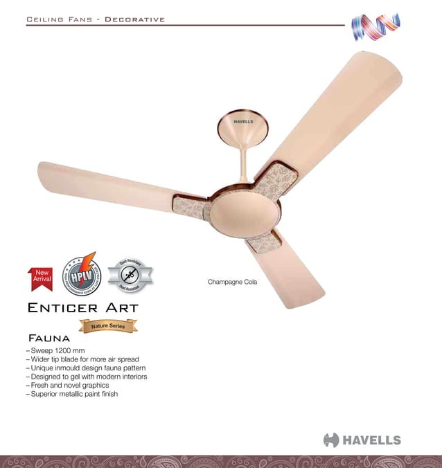 HAVELLS FAN CATALOGUE.pdf | Home Appliances | Home & Garden