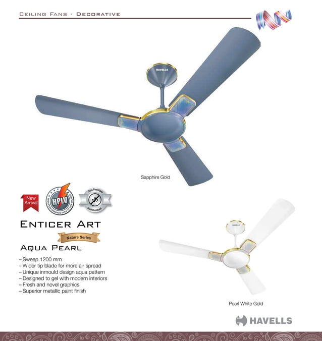HAVELLS FAN CATALOGUE.pdf | Home Appliances | Home & Garden