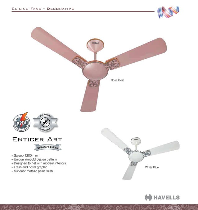 HAVELLS FAN CATALOGUE.pdf | Home Appliances | Home & Garden