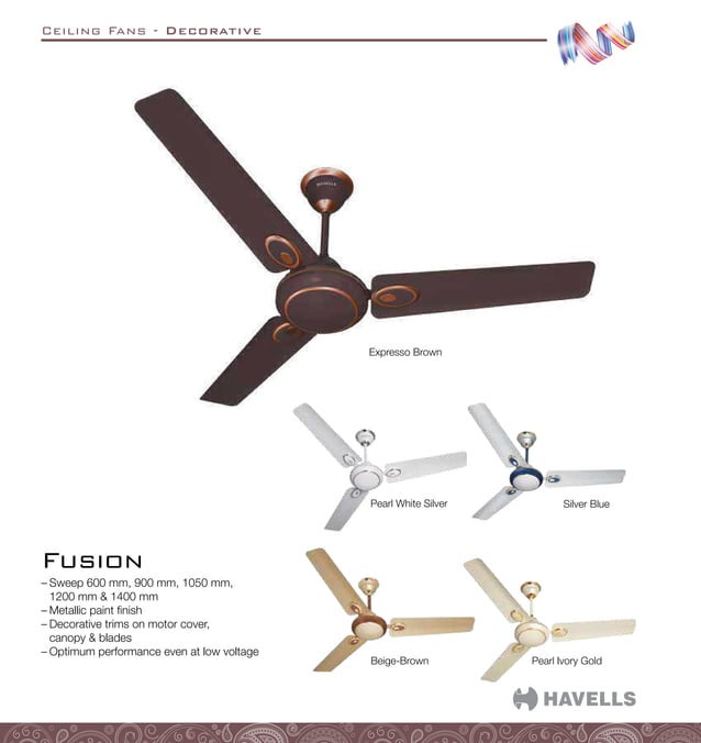 HAVELLS FAN CATALOGUE.pdf | Home Appliances | Home & Garden