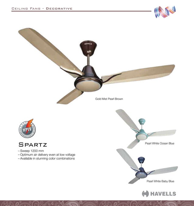HAVELLS FAN CATALOGUE.pdf | Home Appliances | Home & Garden