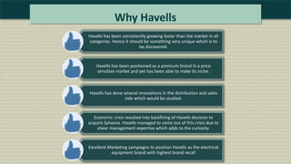 Havells india ppt | PPTX