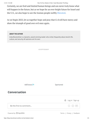 Have No Fear, Hashem Is Here.pdf