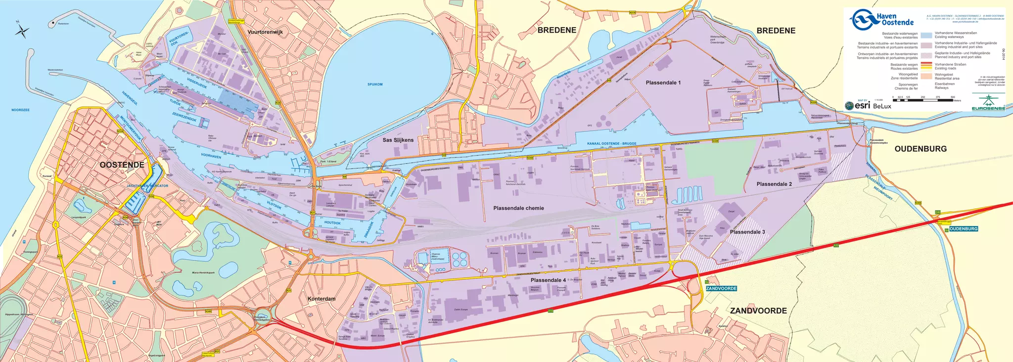 map Port of Oostende | PPT