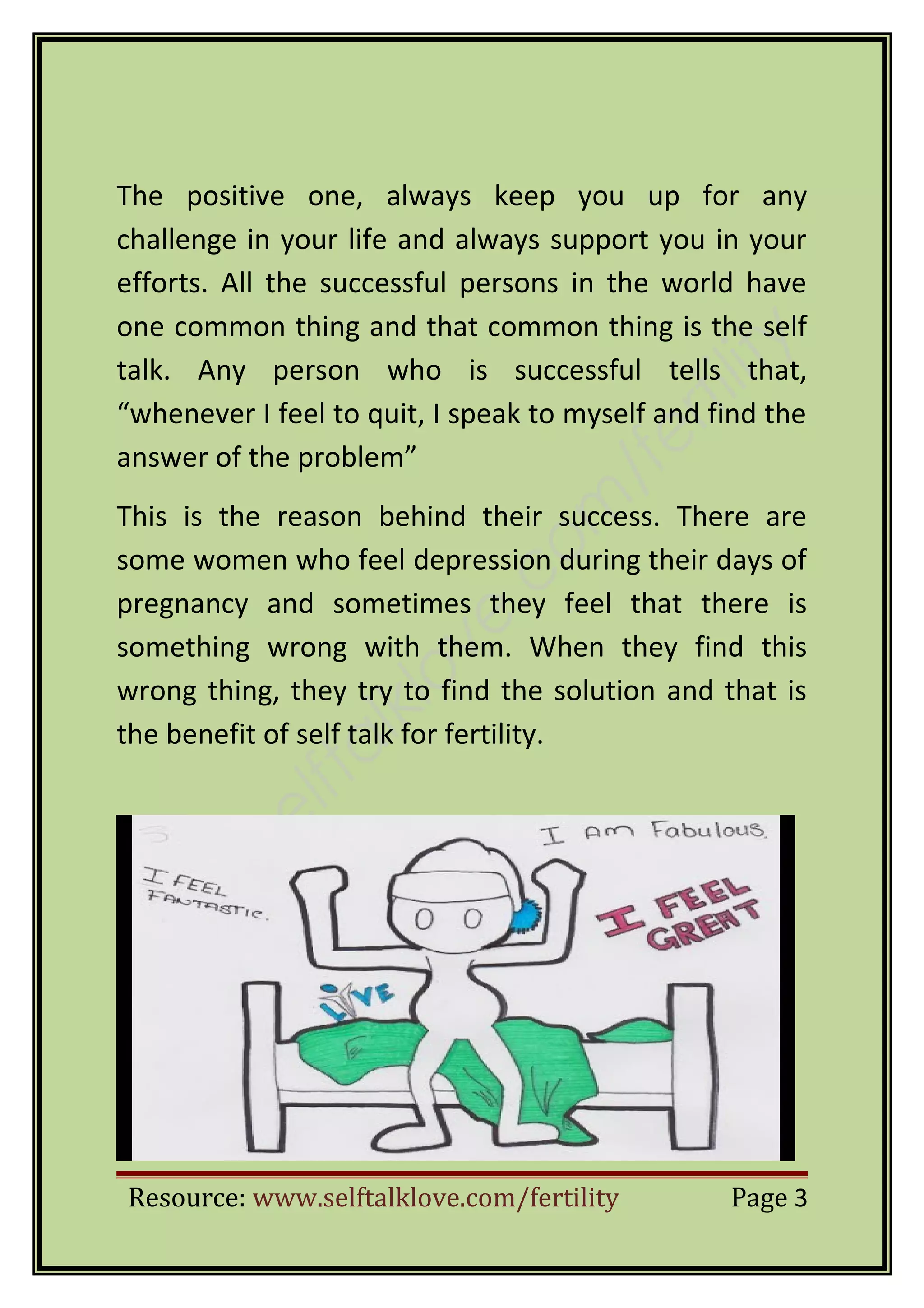 Have positive self talk and get positive attitude | PDF