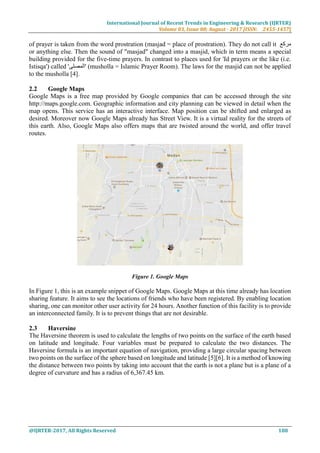 Haversine Method in Looking for the Nearest Masjid | PDF