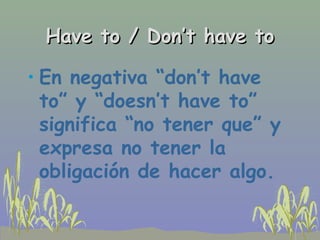 Have to | PPT