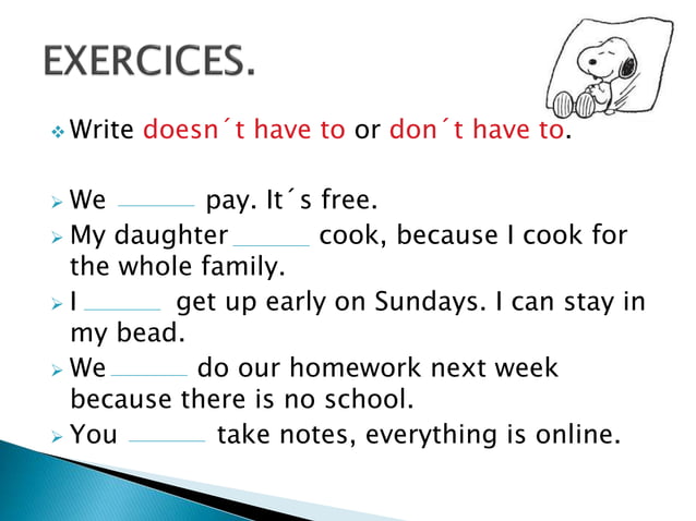 Have to and has to | PPT