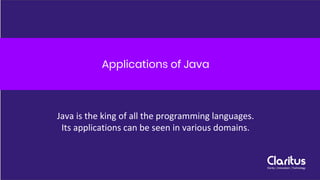 Have You Ever Thought Where Java is Used in Real World 2020 | PPT