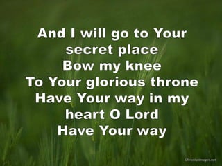 Have Your Way | PPTX