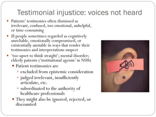 Havi Carel: hearing the patient voice | PDF
